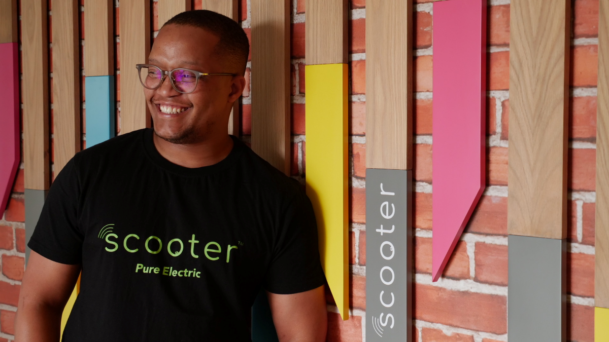 South African entrepreneur drives electric scooter dream | Context by TRF